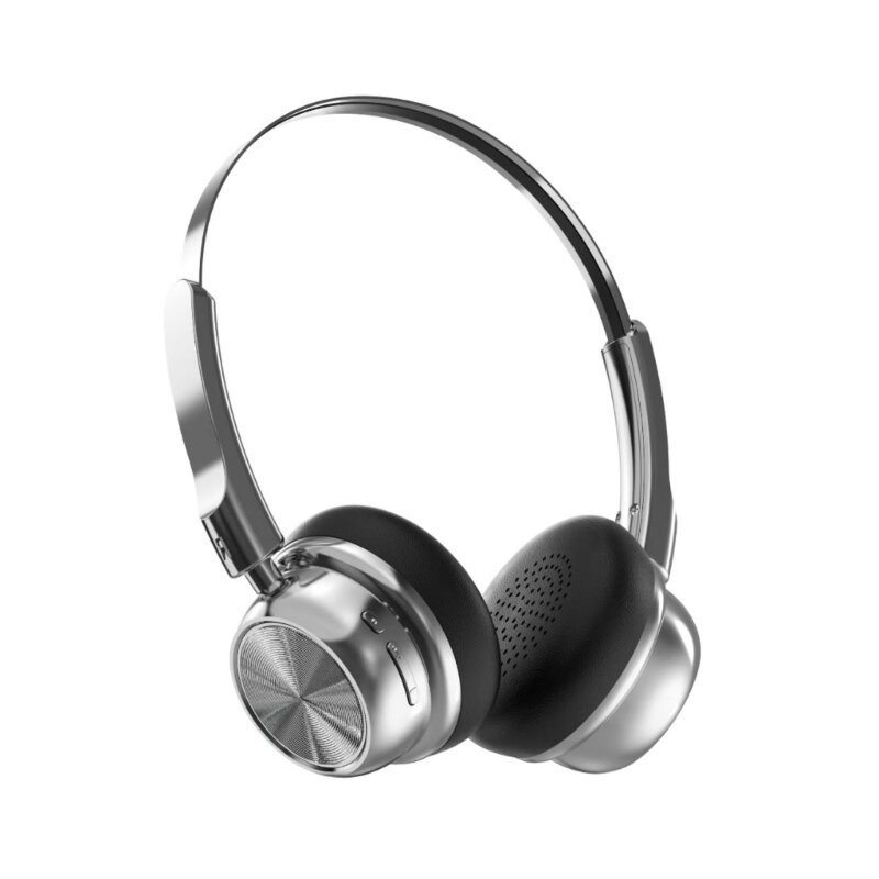 Ретро-модная металлическая Гарнитура Maillard Bluetooth 5.4-Черный