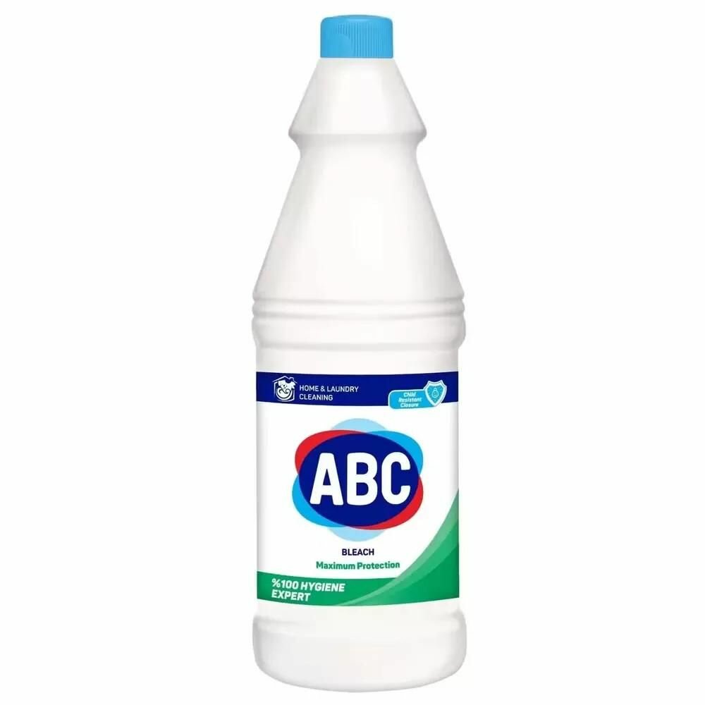 Отбеливатель ABC максимальная защита 1 л, лёгкое в использовании