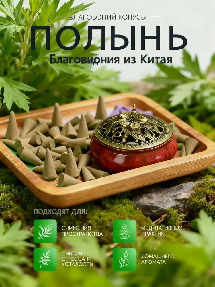 Благовония Полынь горькая набор 60 шт.