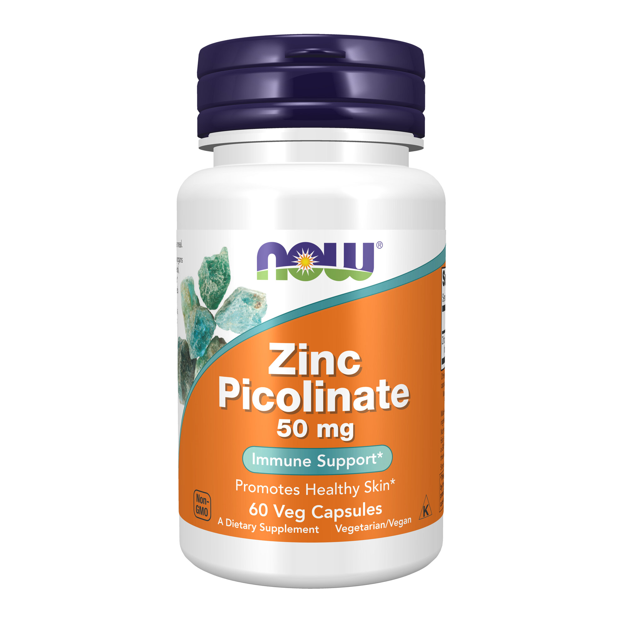 Цинк пиколинат НАУ, NOW Zinc Picolinate 50mg, 60 капсул, БАД для роста волос, для кожи, для потенции для мужчин