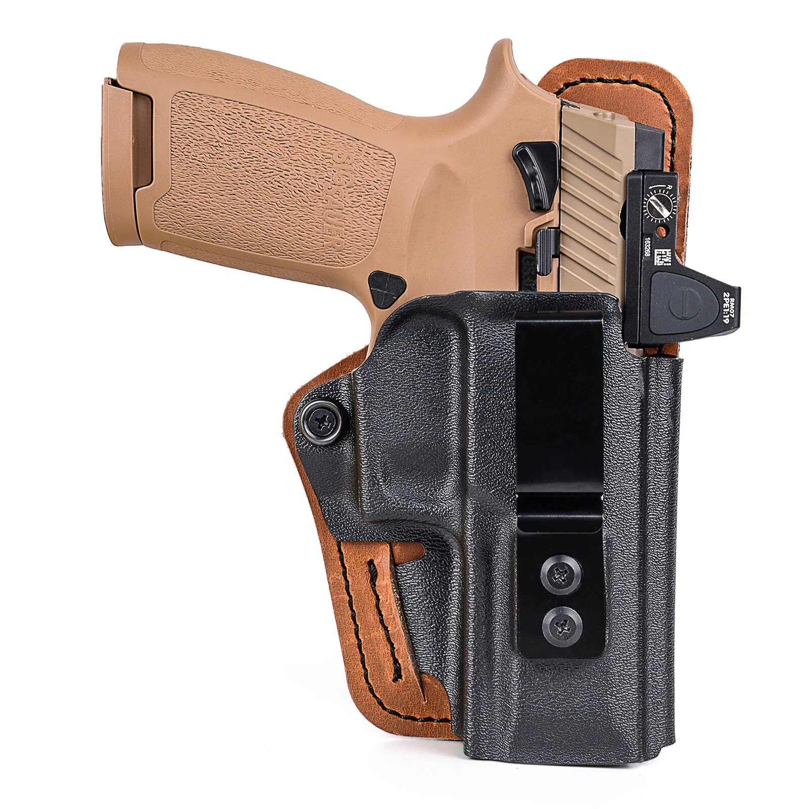 Кобуре для Sig Sauer P320, черная, правая, гибридная