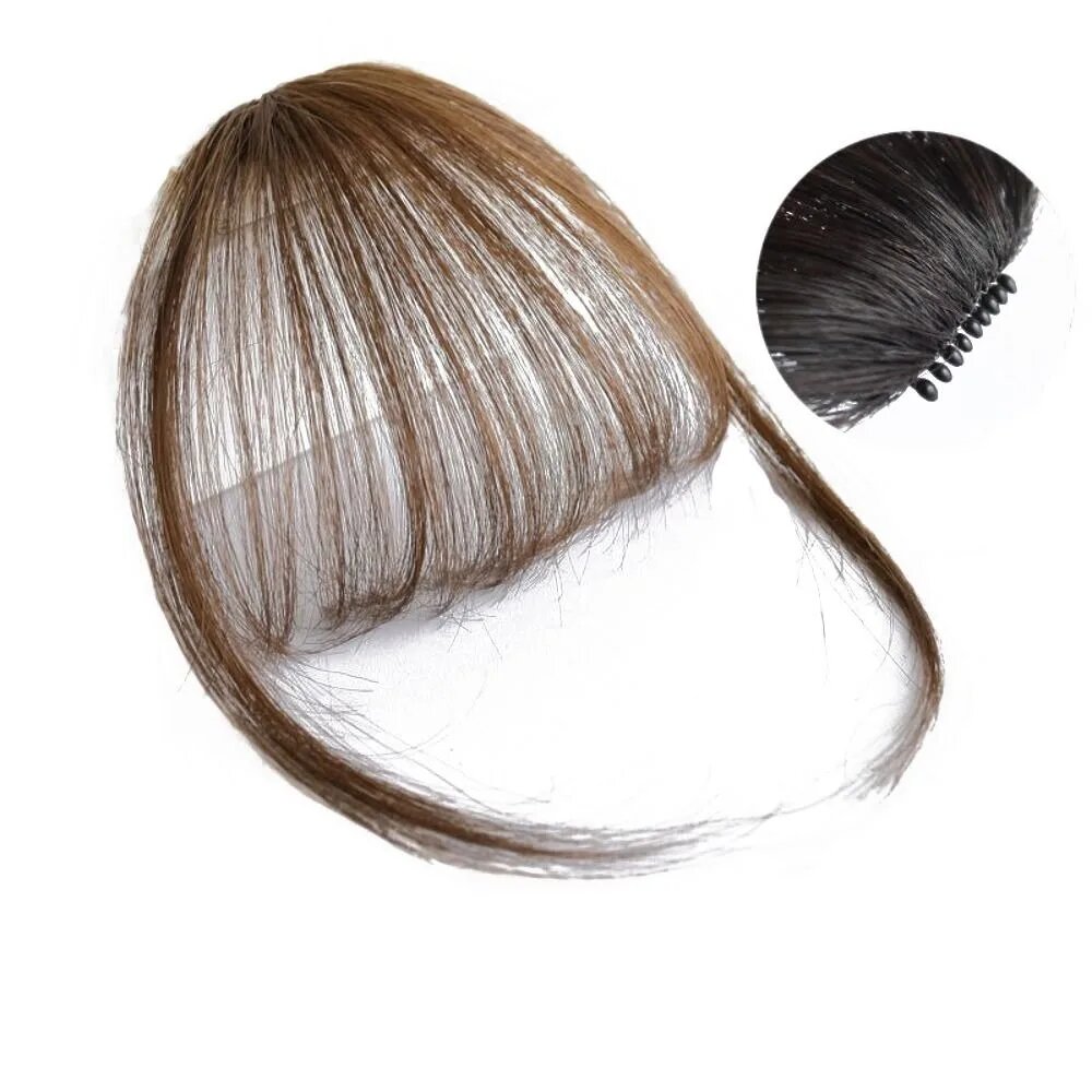 Синтетическая челка-накладка Light Brown-Style 2