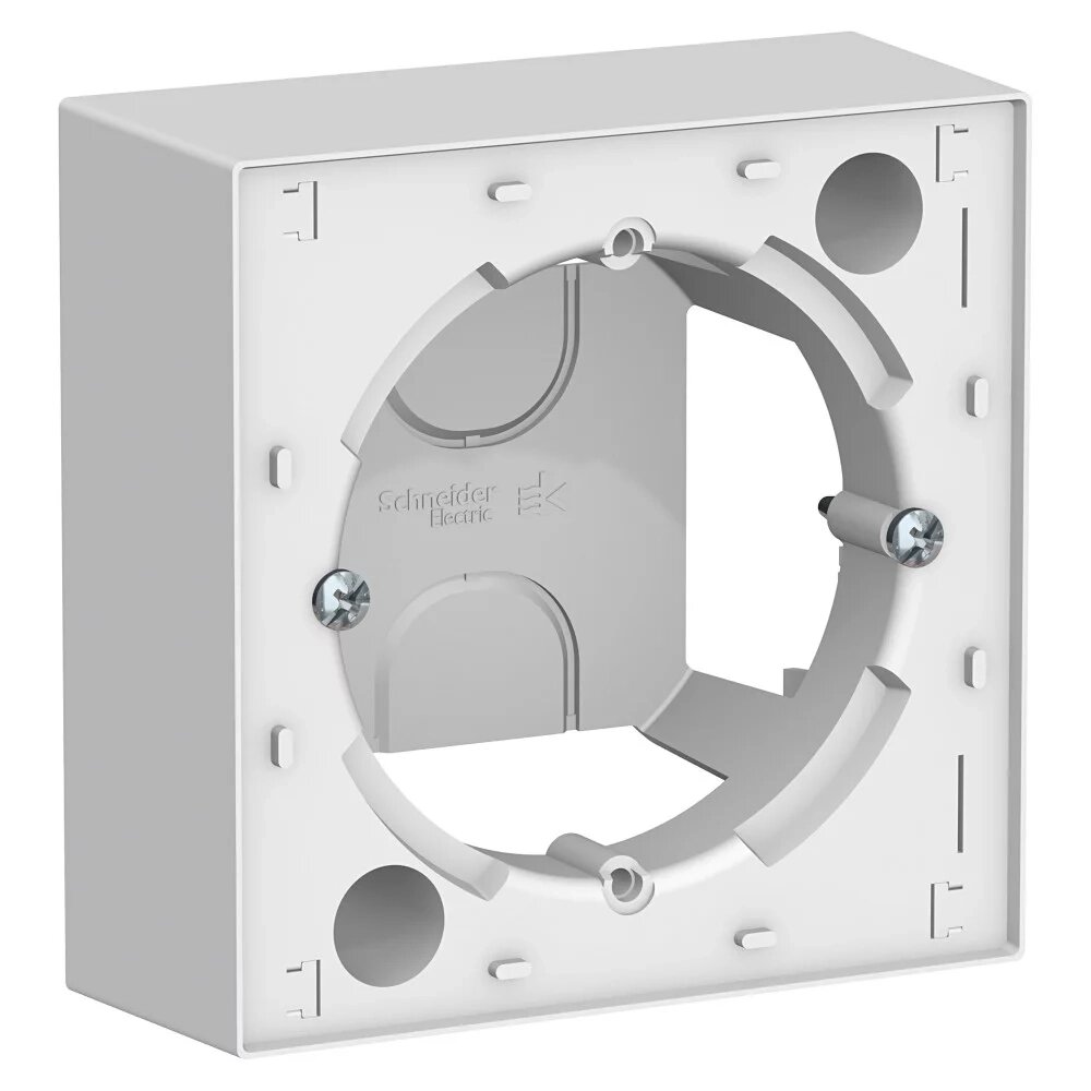 Коробка Systeme Electric AtlasDesign для наружного монтажа, Белая
