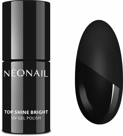 Лак для ногтей NeoNail Top Shine Bright, прозрачный, 7.2 мл
