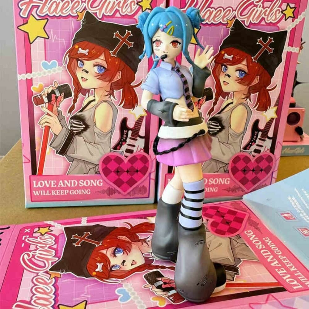 Haee Girls Коллекционная PVC-фигурка серии Музыкальная сцена для женских айдол-групп