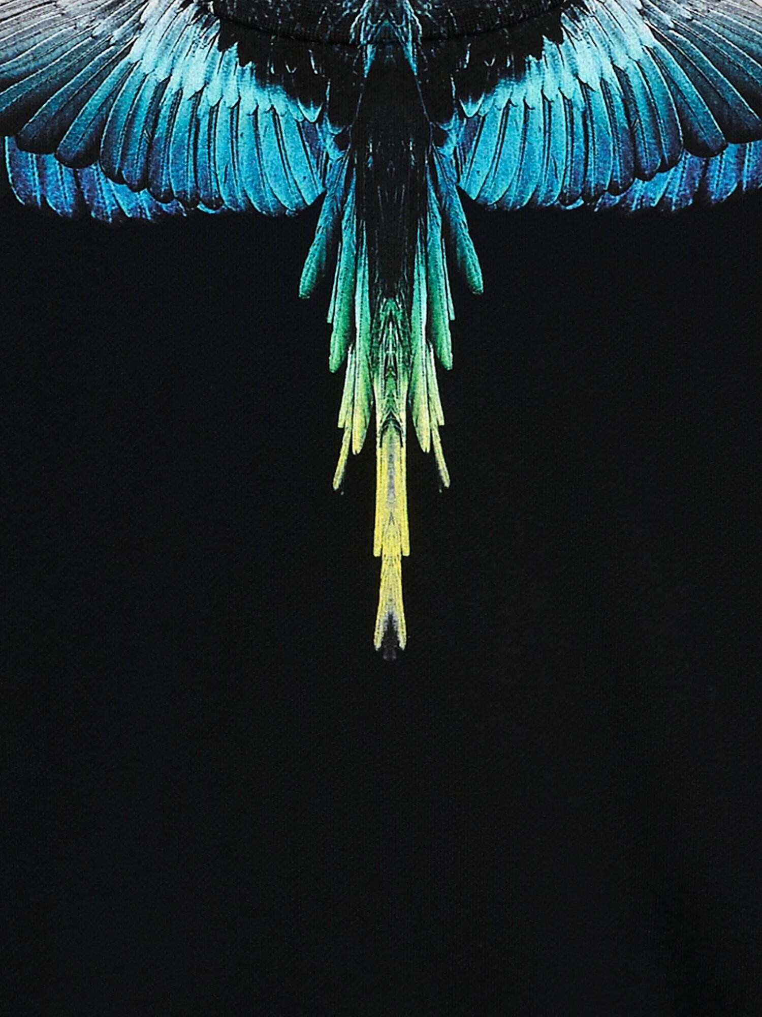 Свитер MARCELO BURLON Wings-print sweater, размер 8 лет, черный — фото 1