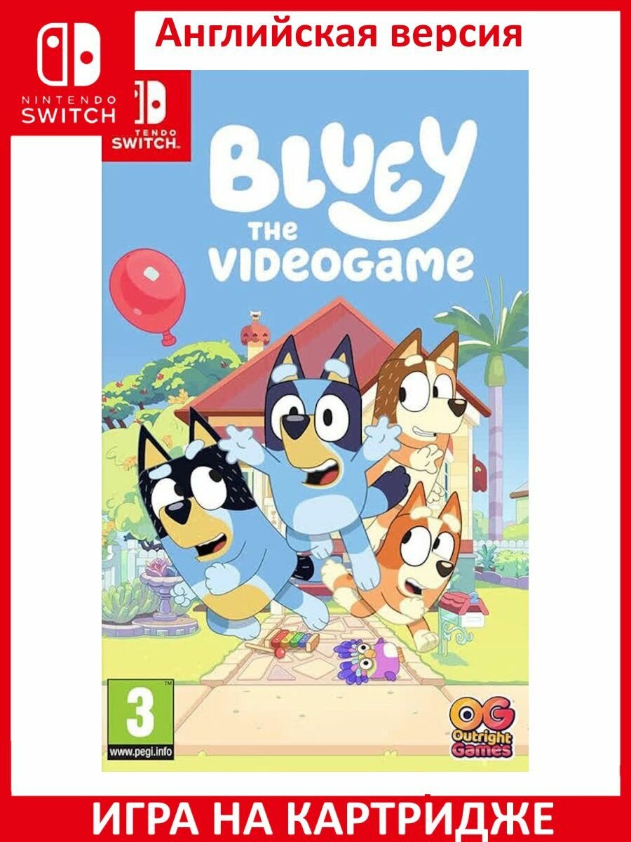 Игра Bluey: The Videogame Switch Картридж на Nintendo Switch Английская версия