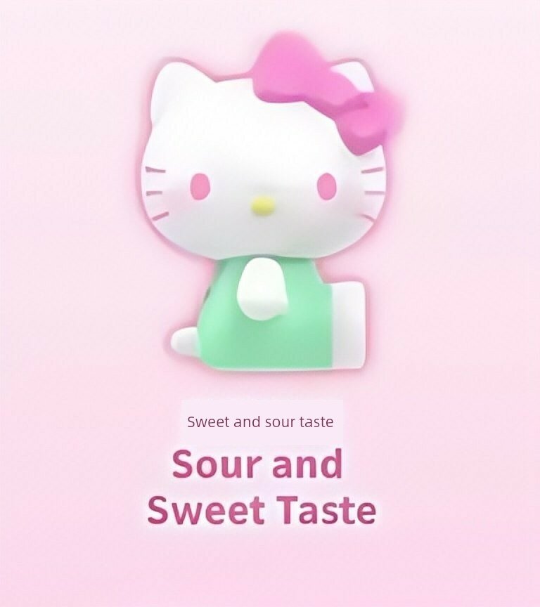 Оригинальные милые фигурки Hello Kitty из серии Summer Rainbow Candy от TOPTOY: очаровательные разноцветные кошечки в