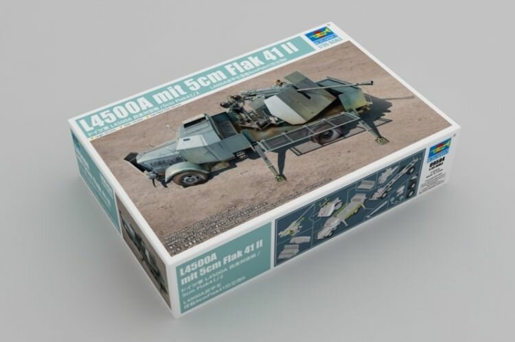 Грузовик L4500A с 50-мм пушкой Флак (1/35) Trumpeter 09594