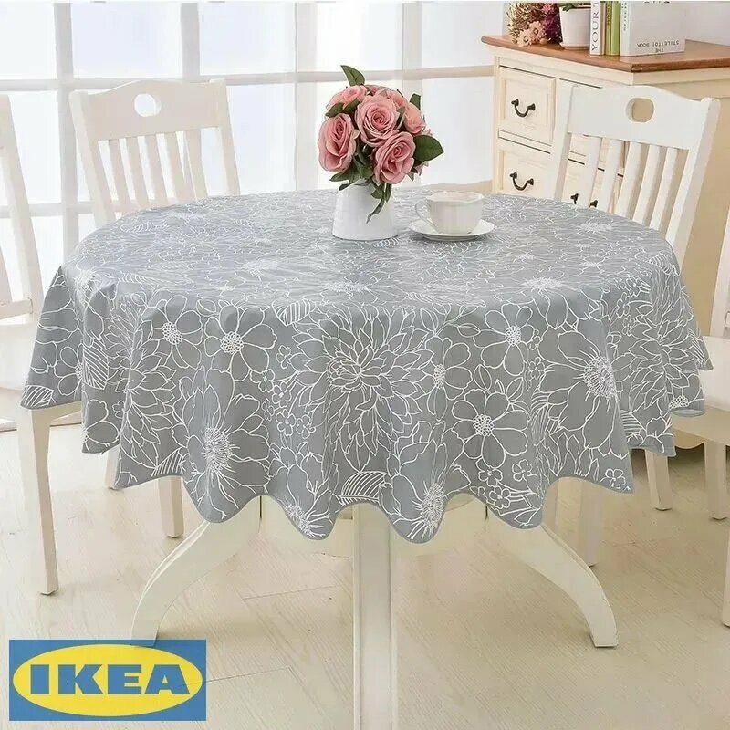 IKEA Клеенка на стол ПВХ, пластик, пенопласт, ткань 150x150см