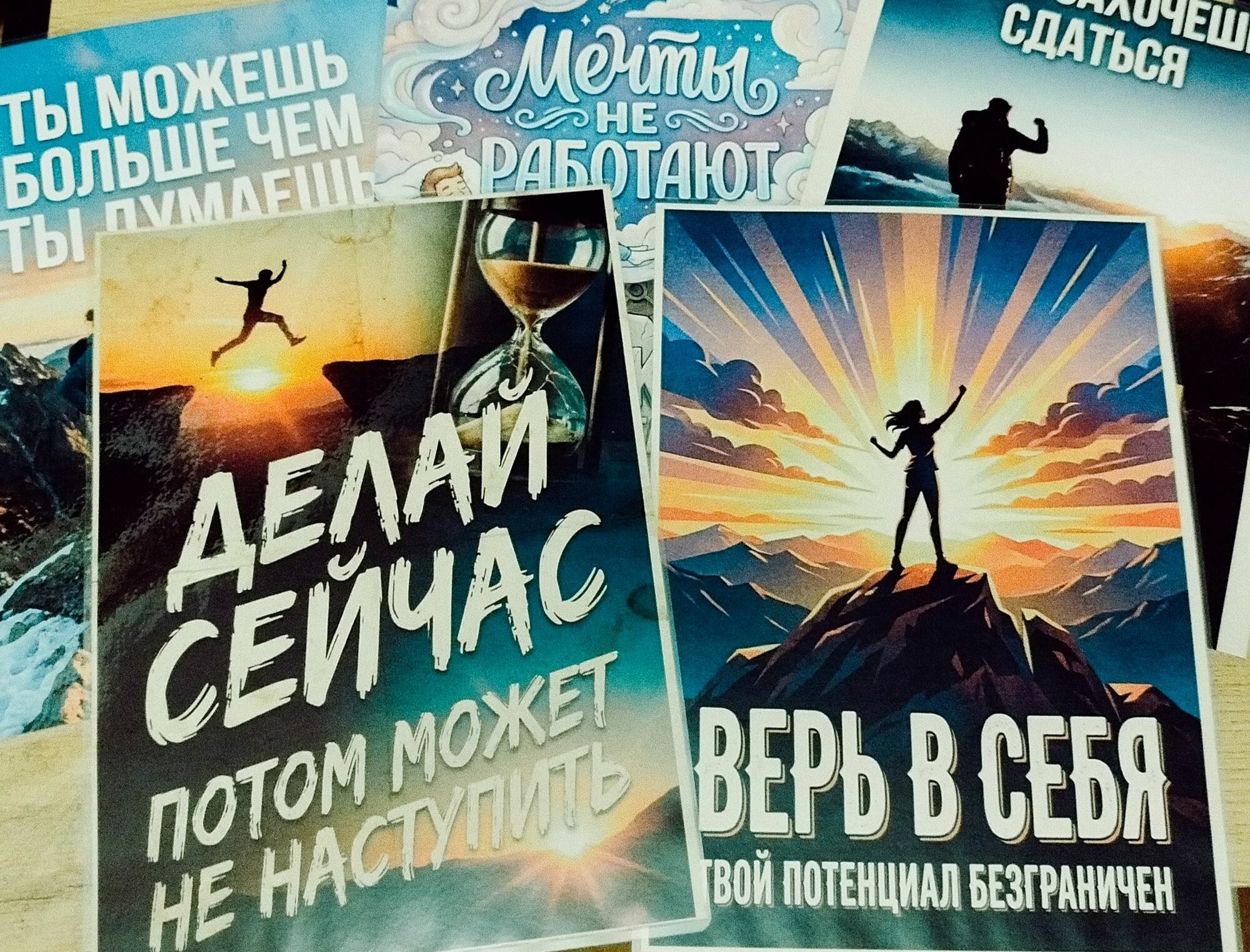 Набор мотивационных постеров (21х30)