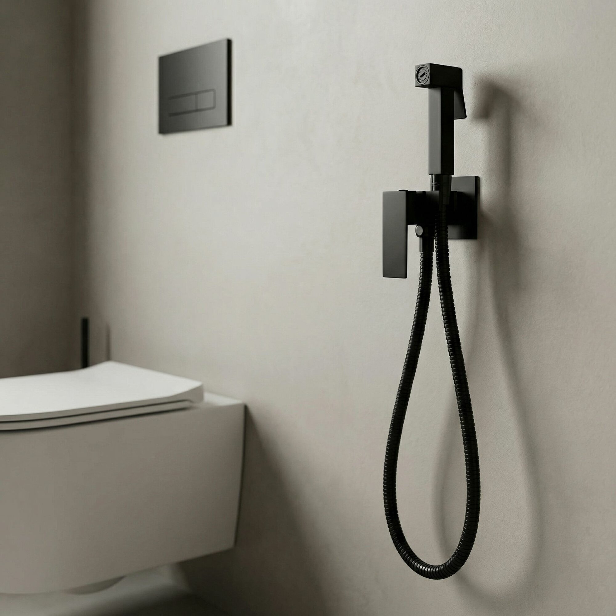Смеситель ARGOTECH для биде хард 25-07/1 чёрн black