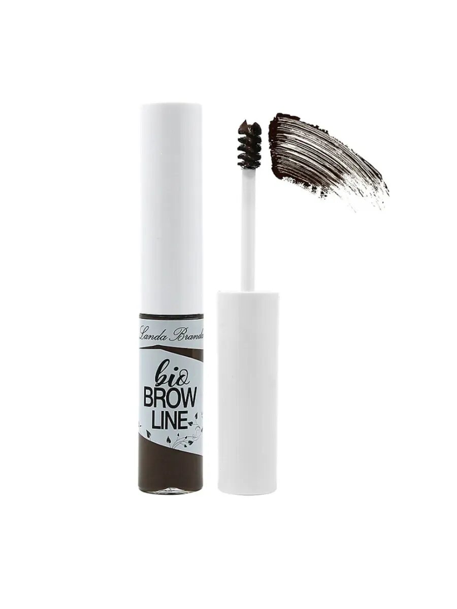 LANDA BRANDA Тонирующая тушь для бровей Bio brow line, 05 (dark brown), 5мл