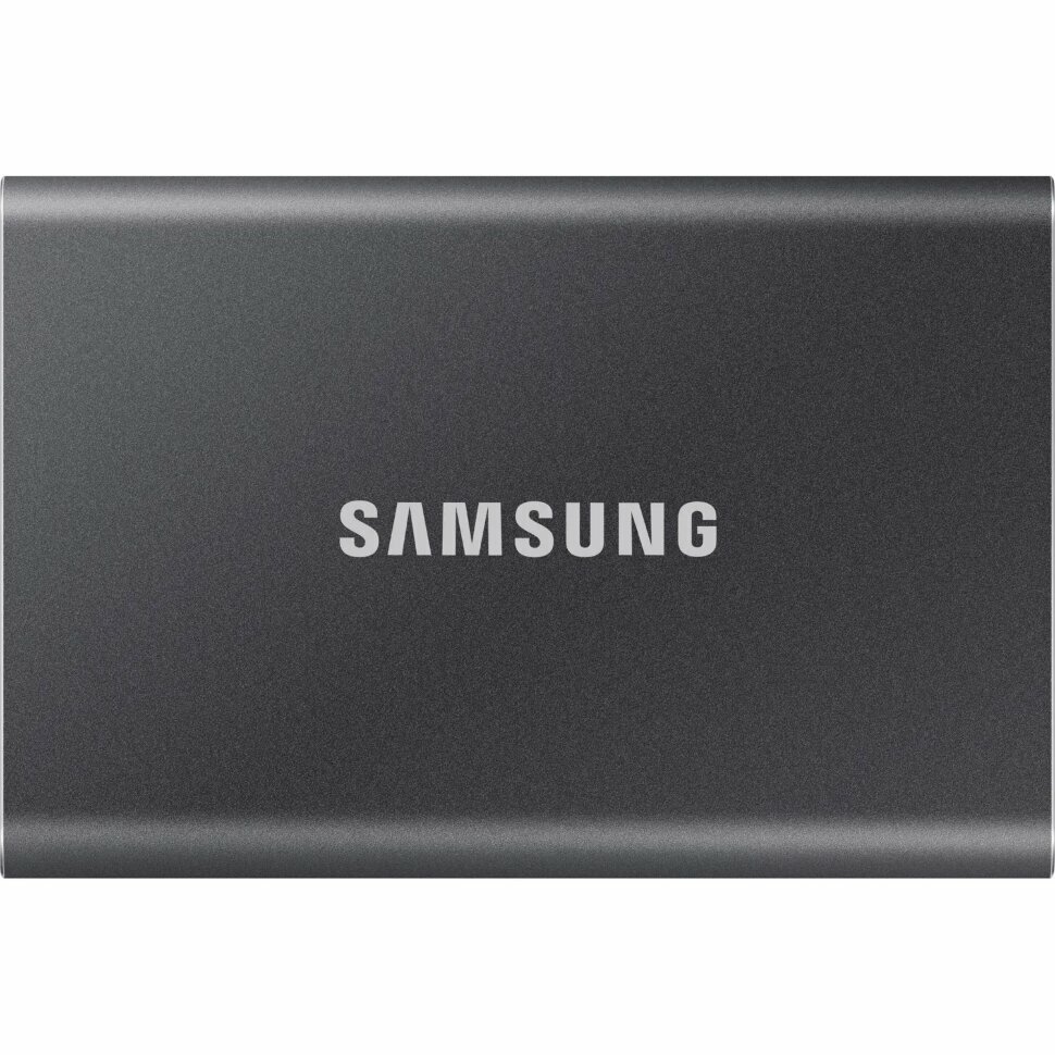 Портативный SSD Samsung T7, 2Tb, Titan Gray (MU-PC2T0T/WW), 1971382