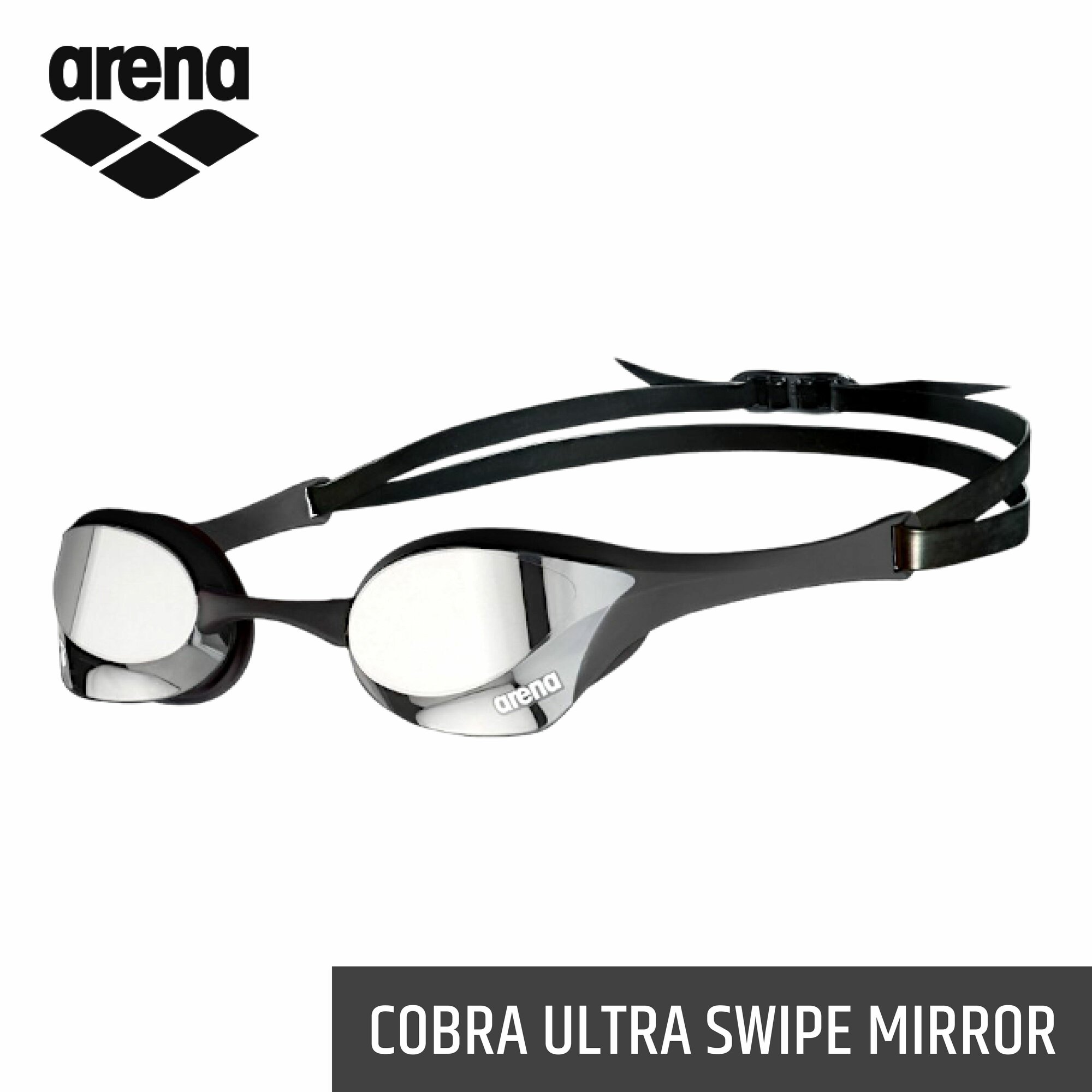 Очки для плавания Arena COBRA ULTRA SWIPE MR 002507 550 - silver-black/ очки арена кобра