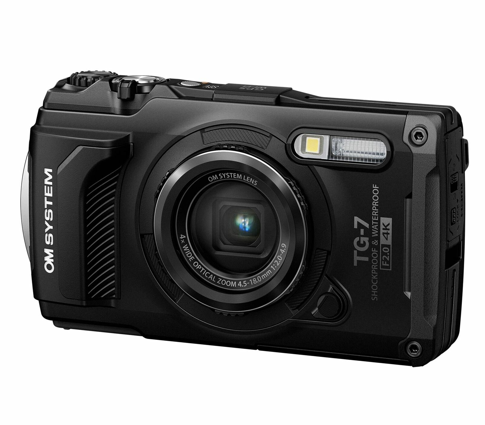 Фотоаппарат цифровой компактный, OM System Tough TG-7, черный