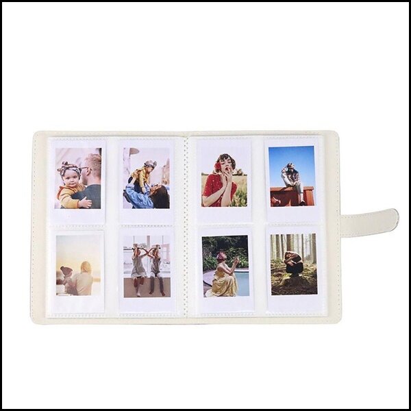 Фотоальбом для Instax Mini с застёжкой / 128 фото, фиолетовый
