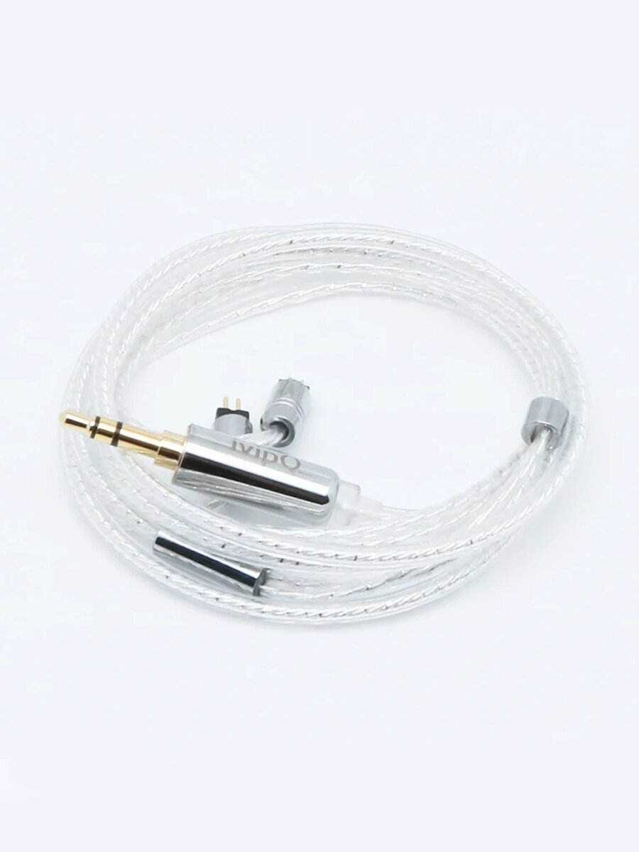 IvipQ-512 2 Core 3.5 mm Recessed 2PIN 0.78, серебристый, кабель для наушников