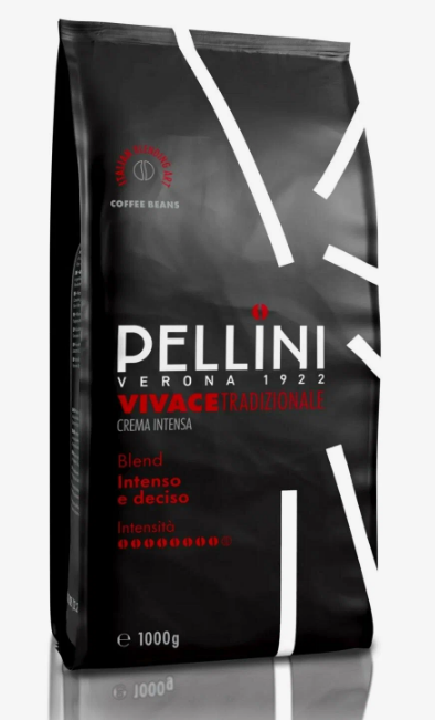 Pellini Vivace Tradizionale Crema Intensa 1 кг кофе в зернах пакет