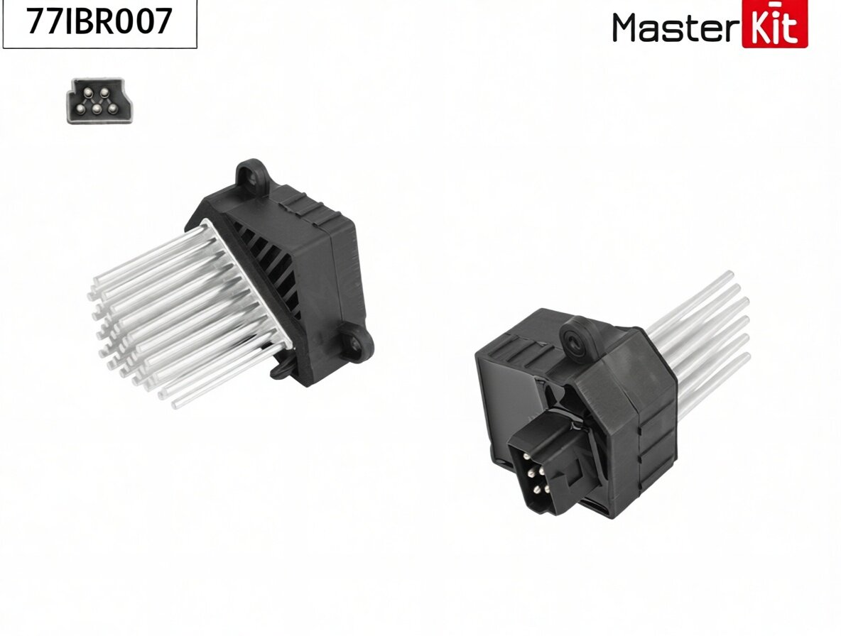 Резистор вентилятора BMW 5 (E39)/X5 (E53) 1995 - 2007 77IBR007 MasterKit арт. 77IBR007