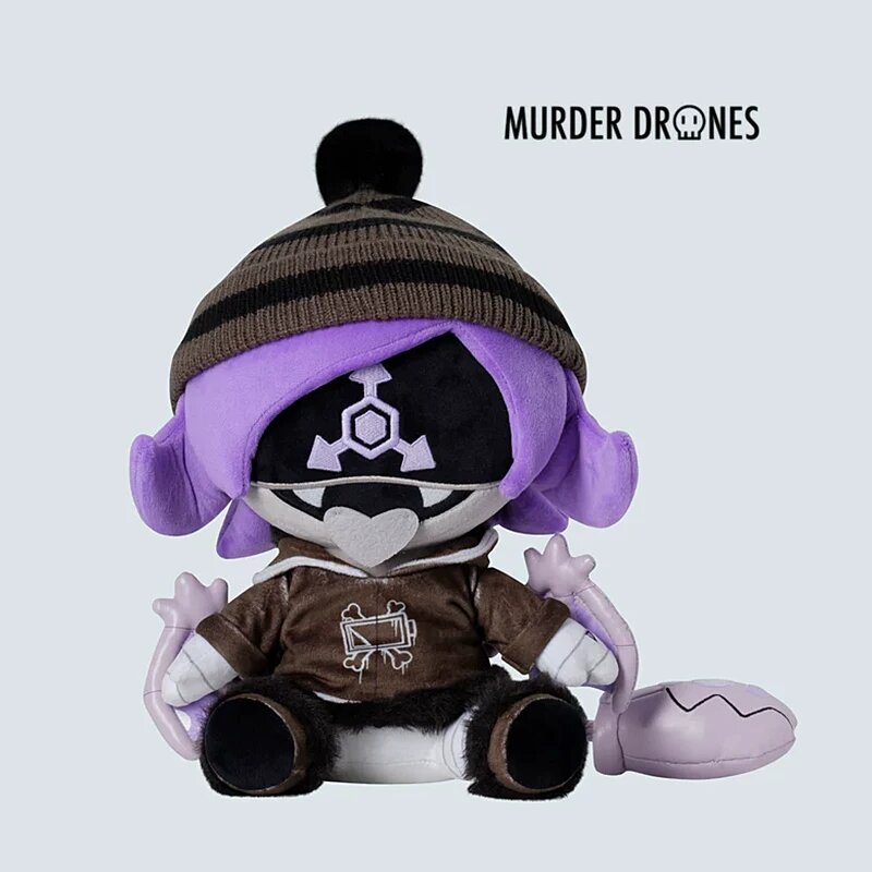 Официальный брелок Murder Drones Cyn Uzi, плюшевая игрушка GLITCH оригинал
