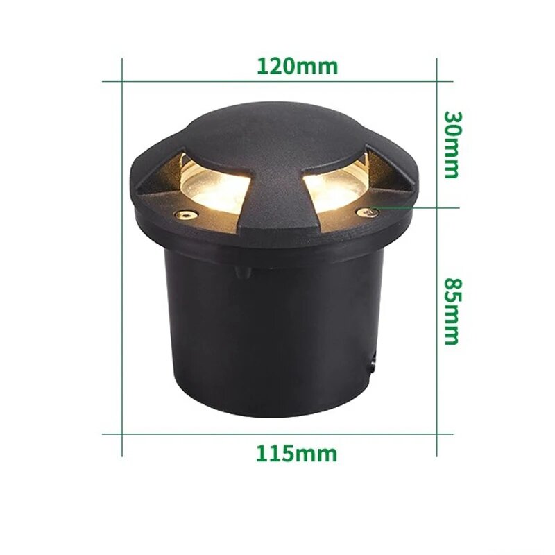 Подземный светодиодный светильник Zhengde lighting 6W10W12W
