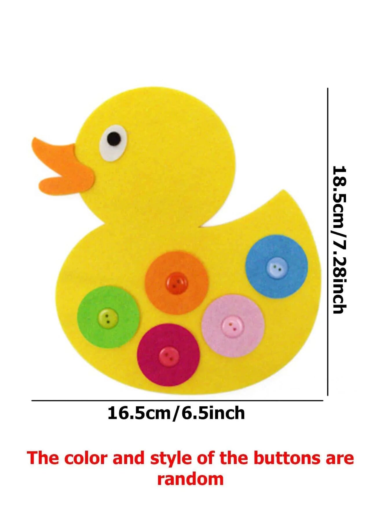 Игрушка Монтессори JOKEJOLLY, уточка, цвет Button Duck