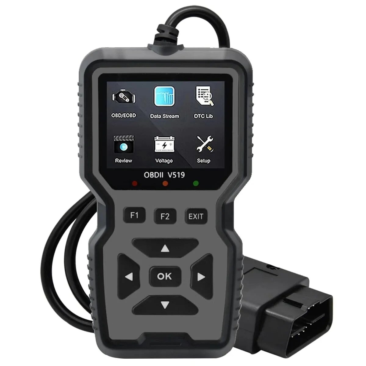 OBD2 Сканер V519, серый