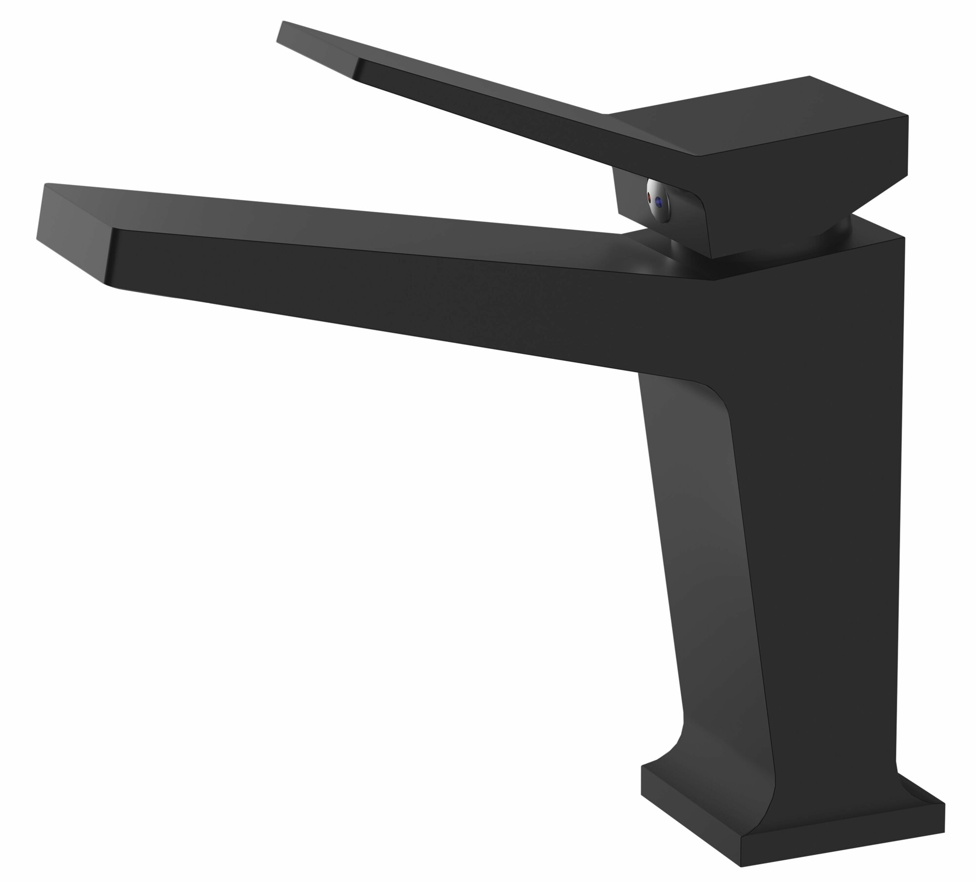 Смеситель для раковины Haiba монолитный излив с аэратором