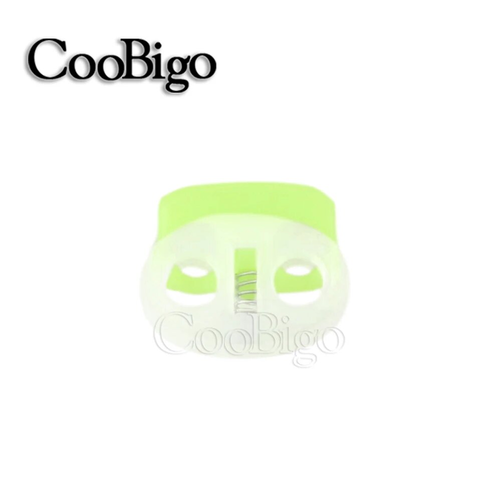 Стопоры для шнурков CooBigo, 10 шт, пластик, прозрачные