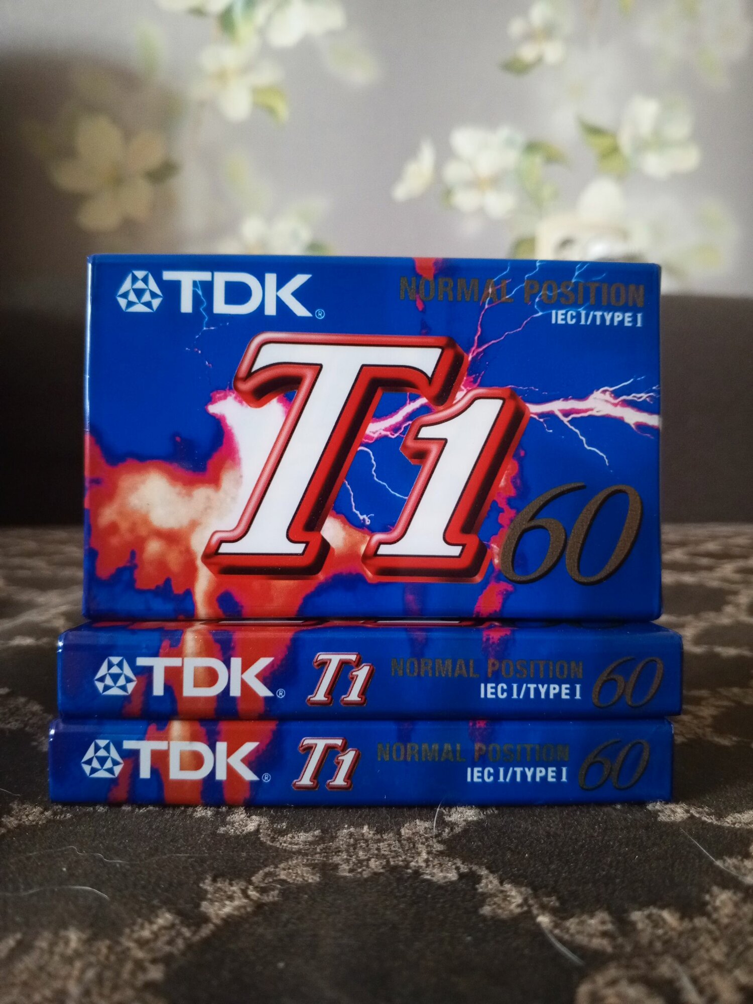 Аудиокассета TDK T1 60 1995 - 1996 г. (1 шт, 60 мин)