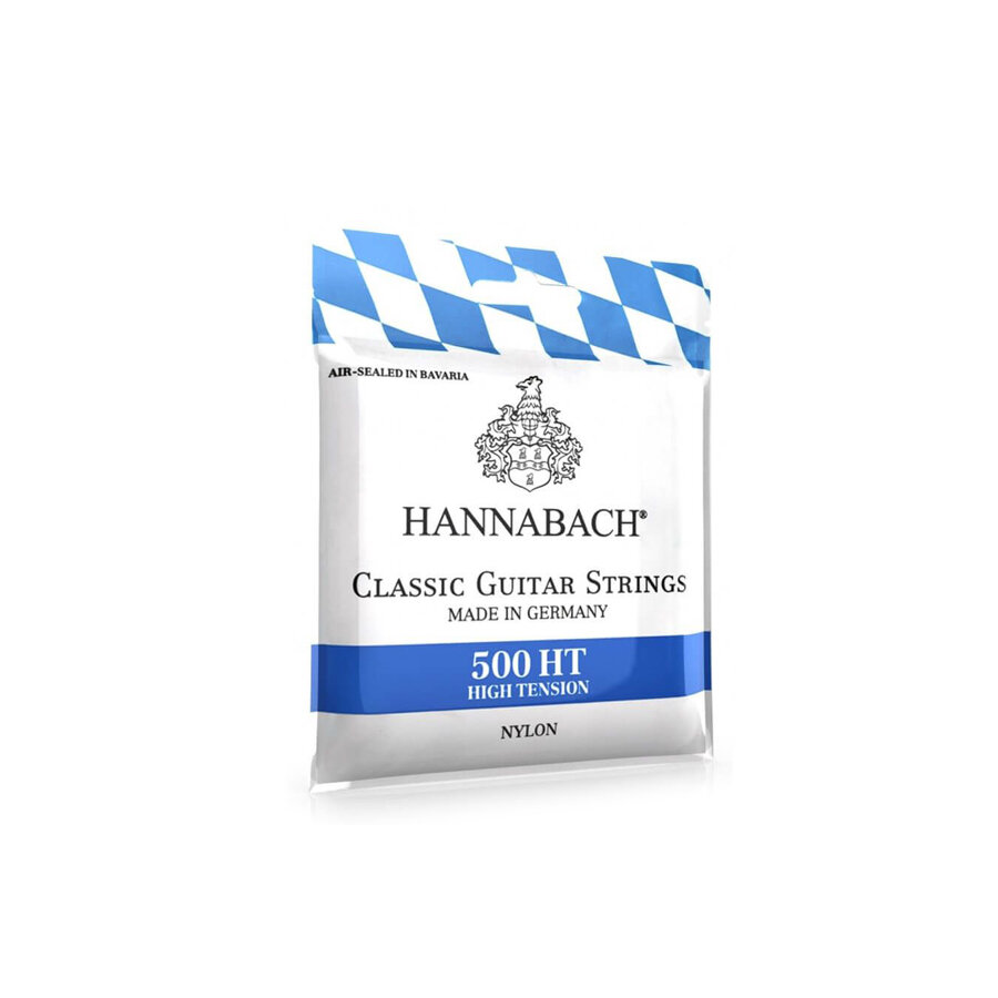 Комплект струн для классической гитары HANNABACH 500HT Silver-Plated, сильное натяжение