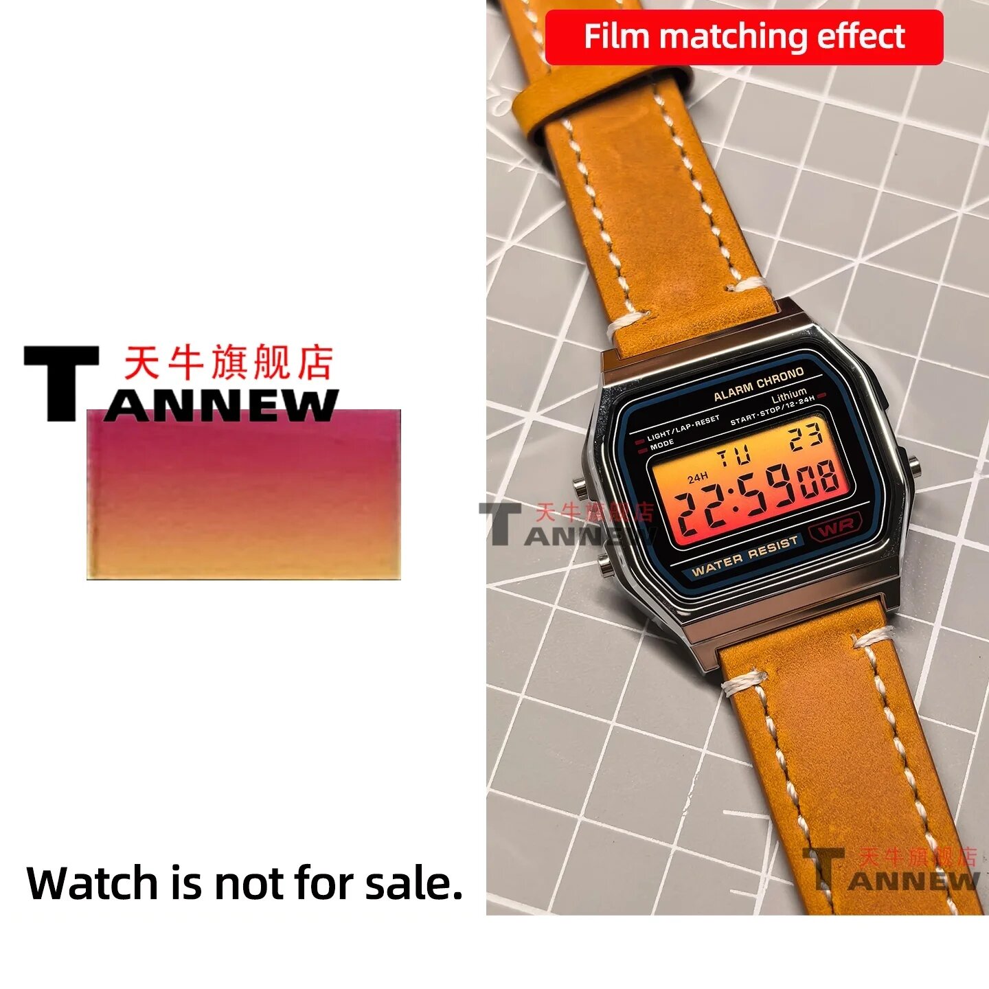 Модификация для Casio F-91W, оранжевый градиент