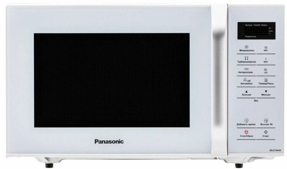 Микроволновая Печь Panasonic NN-ST34HWZPE 25л. 800Вт белый