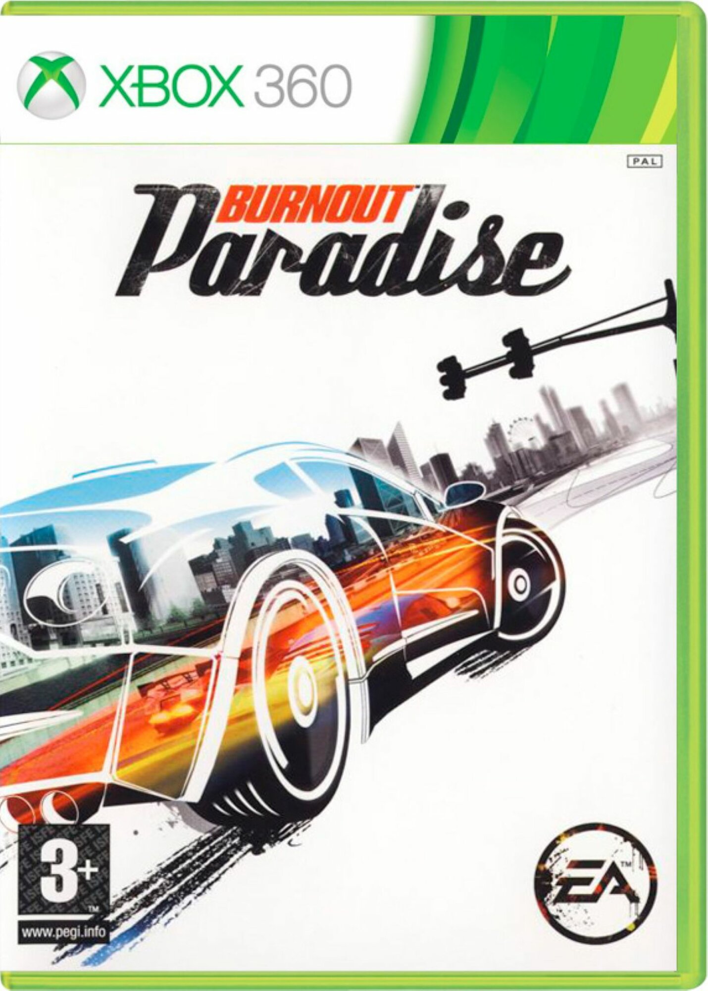 Burnout Paradise (Игра на диске) (Английская версия) (Xbox 360)