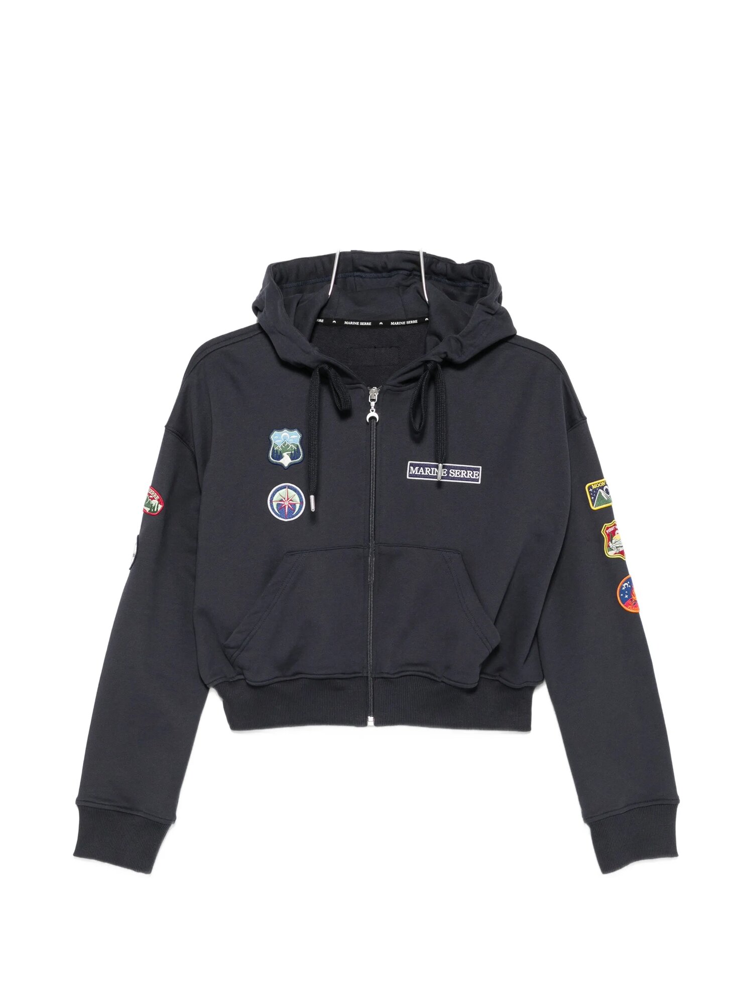 Худи Patch-detail zip-up hoodie