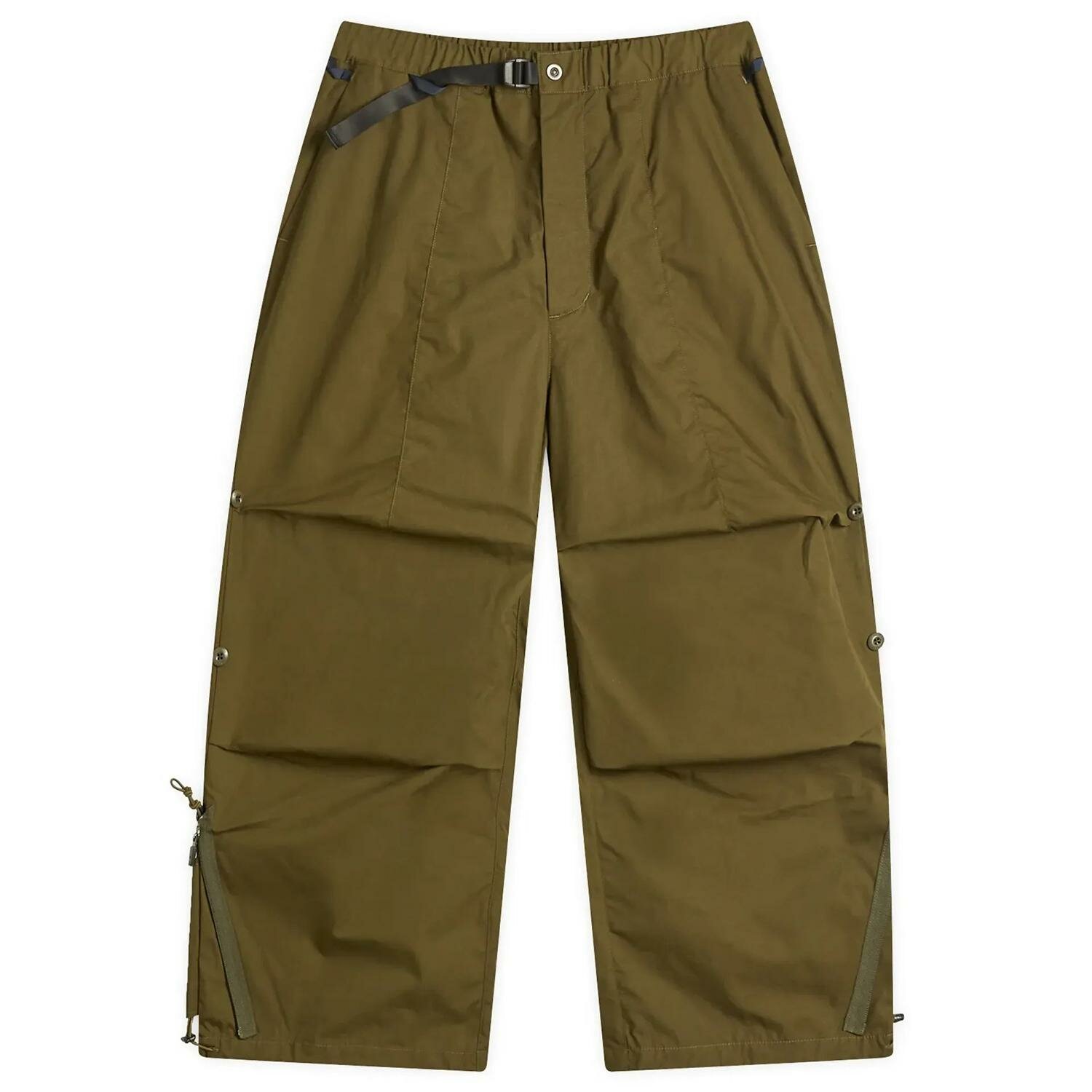Брюки Брюки Poliquant The Changing Length/Hem Wide Zip-Up Tucked Pants 0