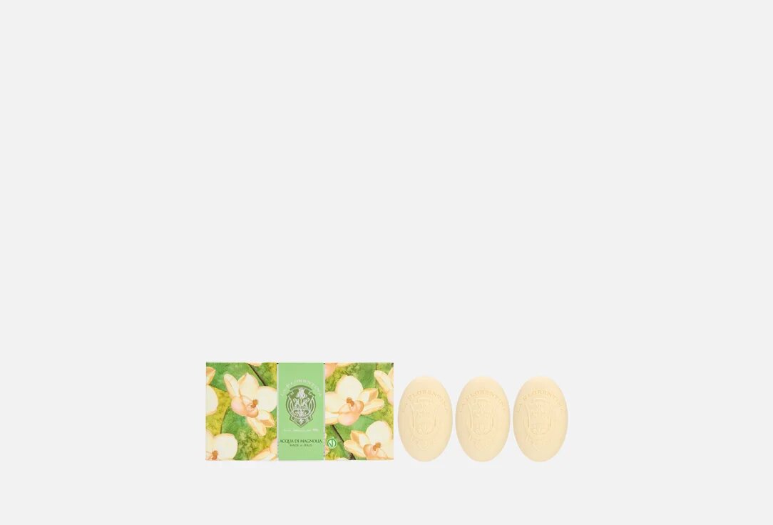 LA FLORENTINA Fresh magnolia Набор мыла для рук 3шт