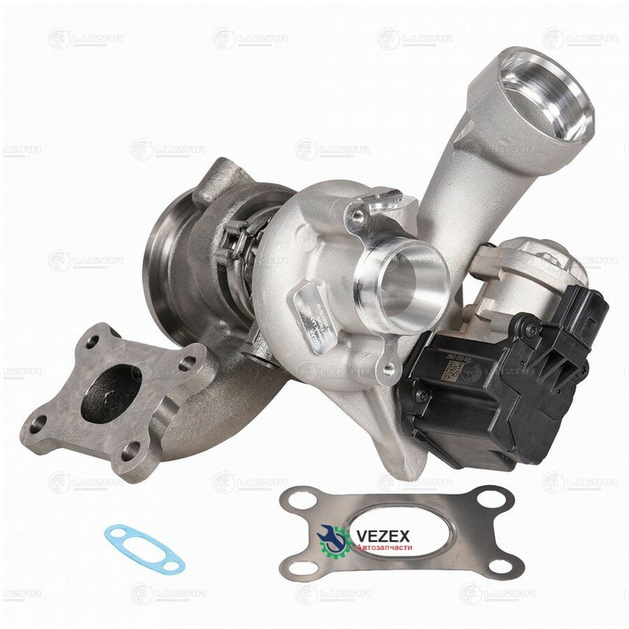 LUZAR LAT1851 Турбокомпрессор для а/м VW Golf (13-)/Polo (10-) 1.4T [CMBA, CXSA] (тип TD025 M2) (LAT 1851)