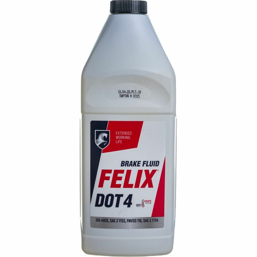 Тормозная жидкость FELIX Феликс ДОТ 4 910 г 430130006