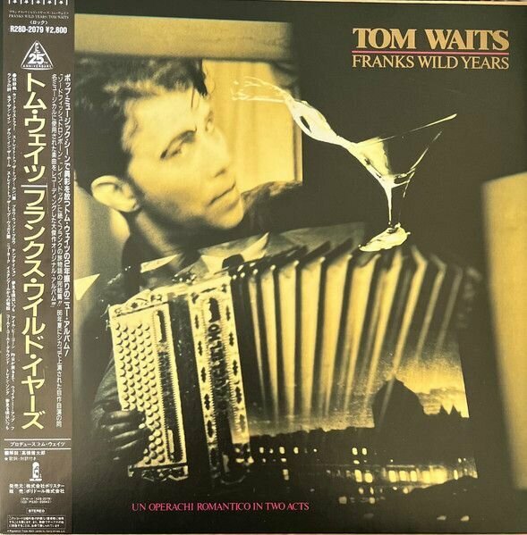 Виниловая пластинка PROMO LP - Tom Waits - Franks Wild Years Japan 1987 mint mint obi (редкая в отличном состоянии)