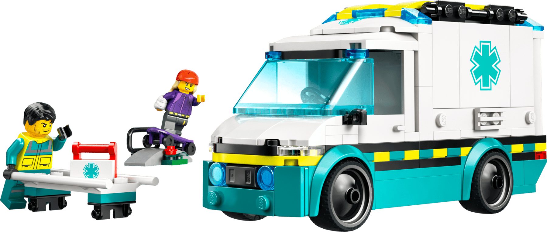 Конструктор LEGO City Emergency Ambulance 60451 Скорая помощь, 184 дет. — фото 1