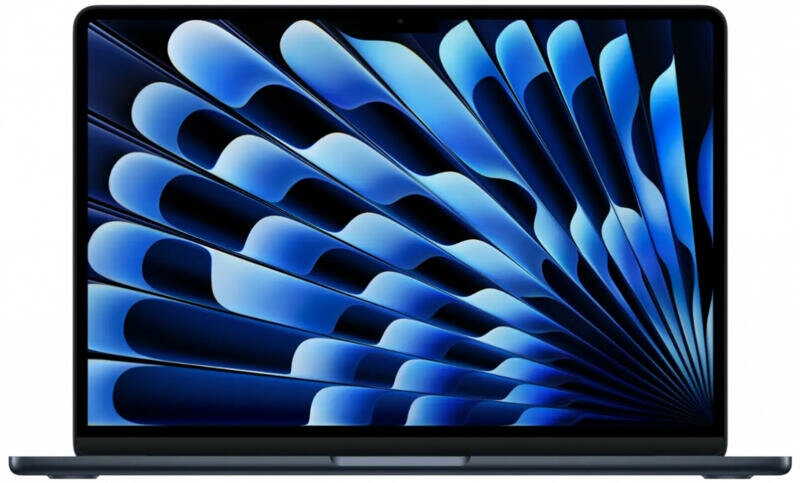 Ноутбук Apple MacBook Air 13 (M5, 10C CPU/8C GPU, 16Gb, 512Gb SSD), mdhe4, Midnight (Черный)