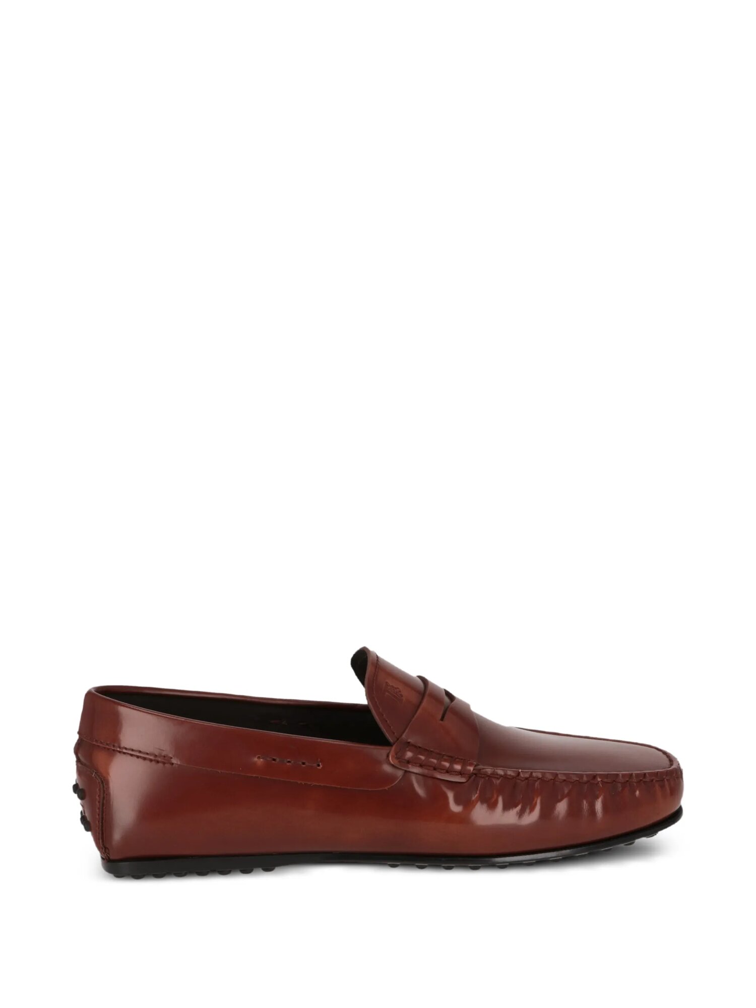 Лоферы Tod's Gommino leather loafers, размер 7.5, brown