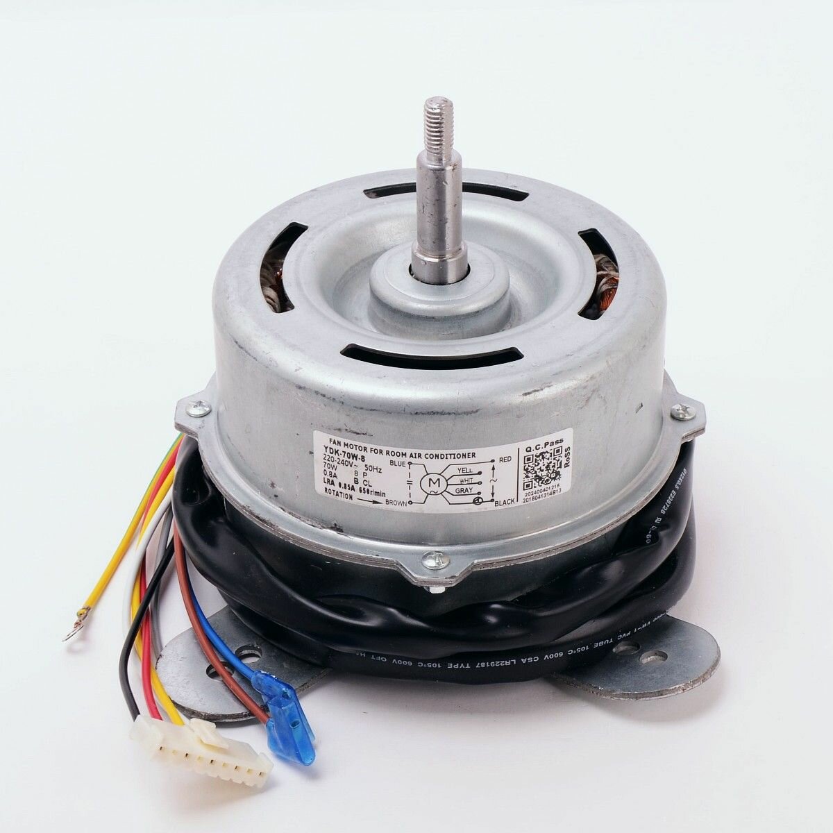 Электродвигатель наружного блока YDK-70W-8 70w пр. ч. (017410)Электродвигатель наружного блока YDK-70W-8 70w пр. ч. (017410)