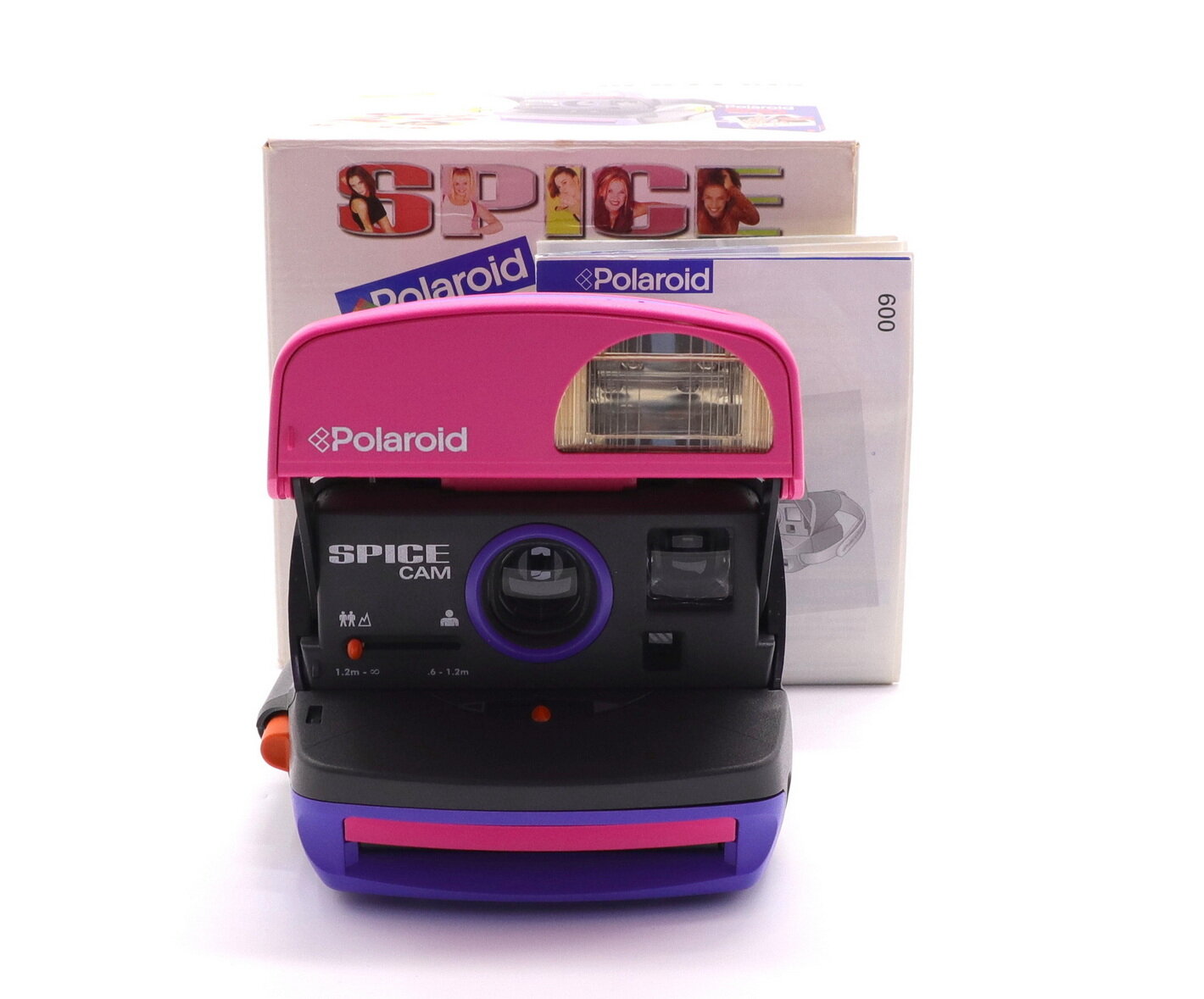 Мометальный Polaroid Spice Cam 600 в упаковке