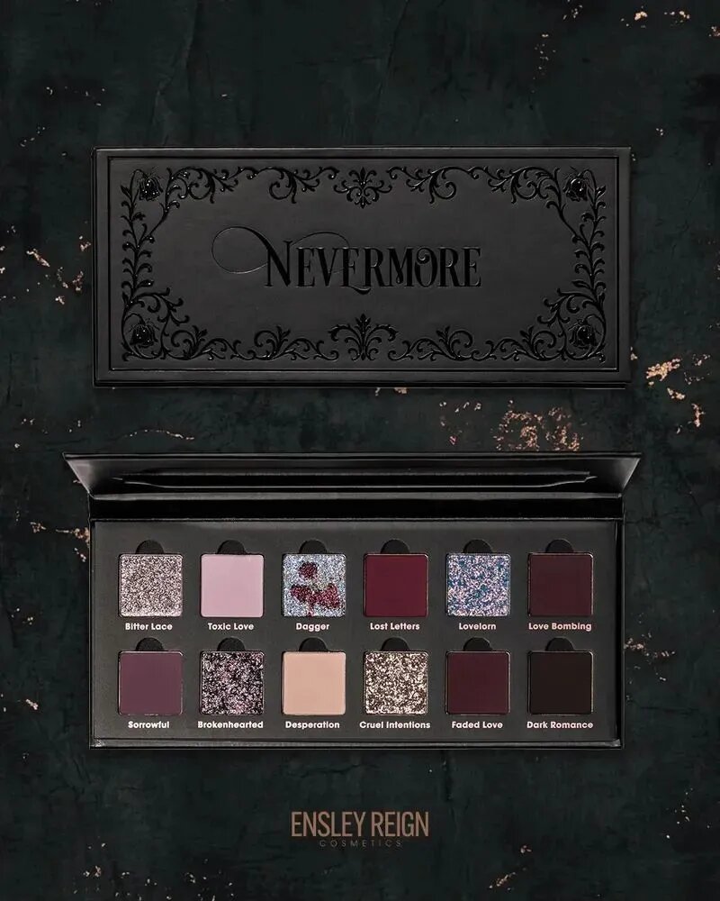 Палитра теней для век ENSLEY REIGN , США - Nevermore