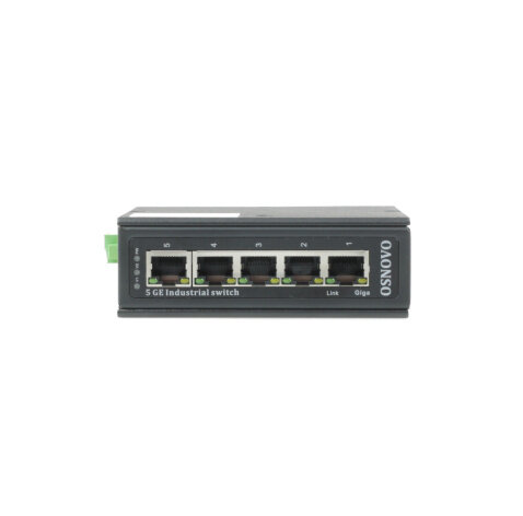Промышленный коммутатор Gigabit Ethernet на 5GE RJ45 портов Osnovo SW-70500-I