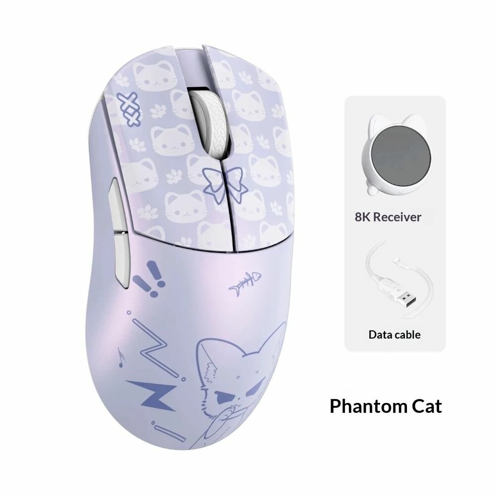 WLMOUSE HUAN Беспроводная мышь Magnesium Gaming Esports Mouse PAW3950 HS 8K Polling