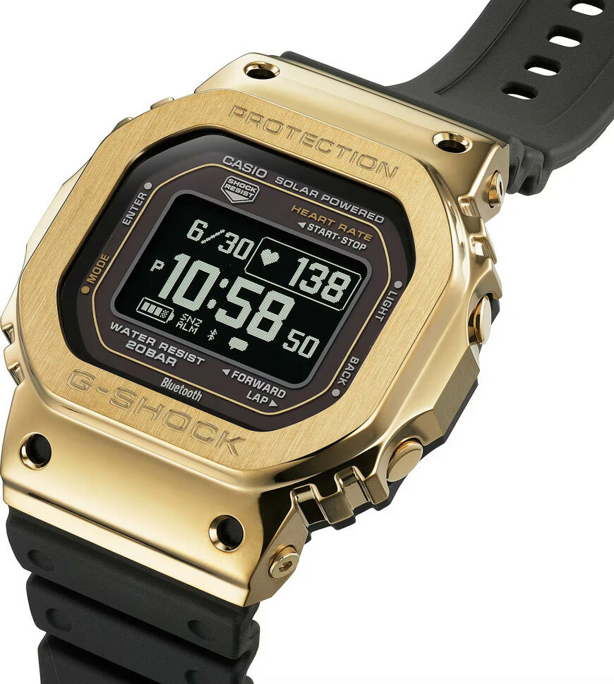 Наручные часы CASIO G-Shock, черный, золотой — фото 1